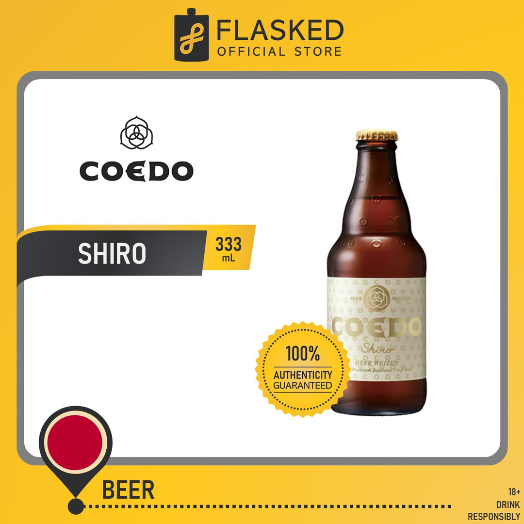 Coedo Shiro Hefe Weizen 333ml – Flasked Liquor Store