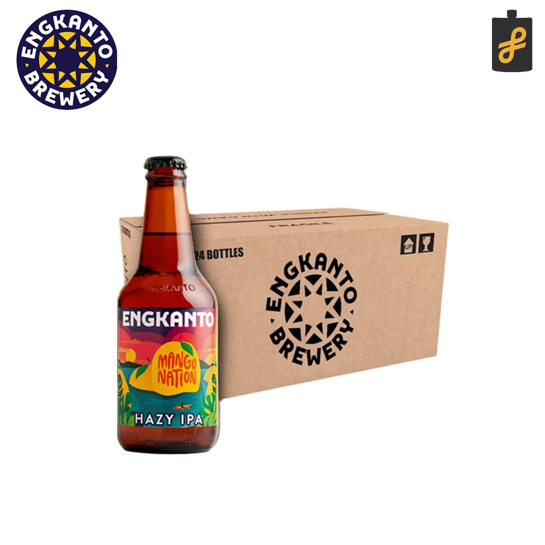 Engkanto Mango Nation - Hazy IPA Beer 330mL 1 Case – Flasked Liquor Store