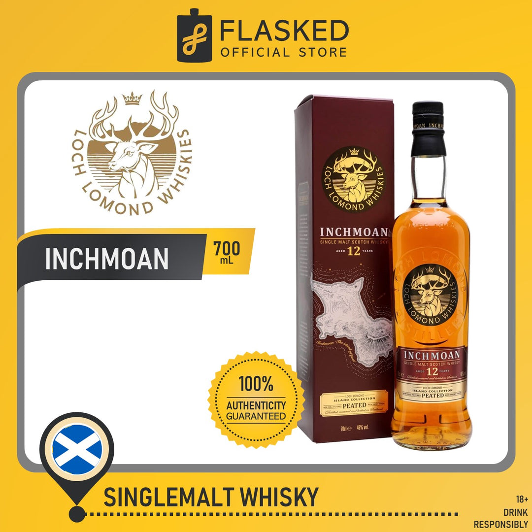 Loch Lomond Inchmoan 12 Year Old Island Single Malt Scotch 700mL ...