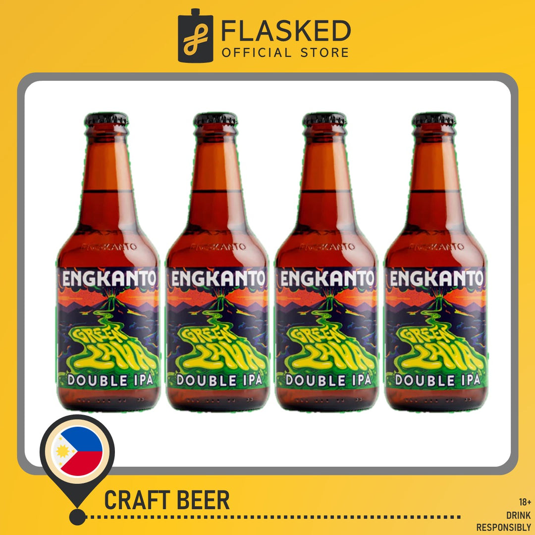 Engkanto Green Lava - Double IPA Beer 330mL 4 Pack – Flasked Liquor Store