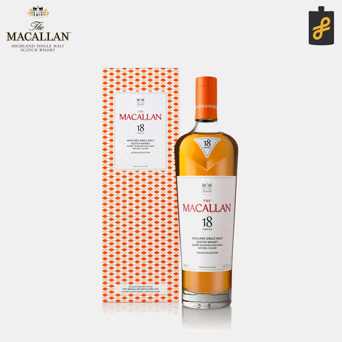 The Macallan Colour Collection 18 Year Old 700mL Single Malt Scotch Wh ...