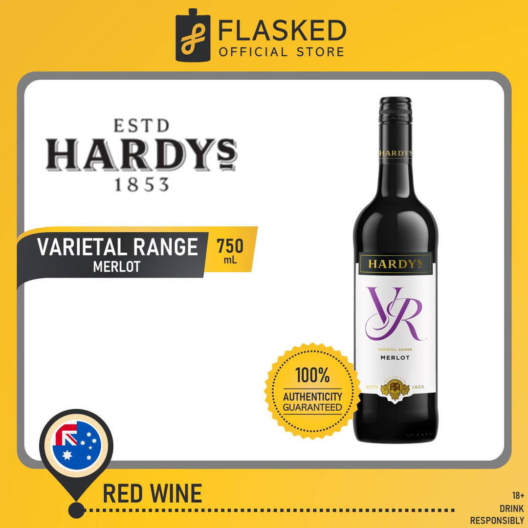 Hardy's Varietal Range Merlot Red Wine 750mL – Flasked Liquor Store