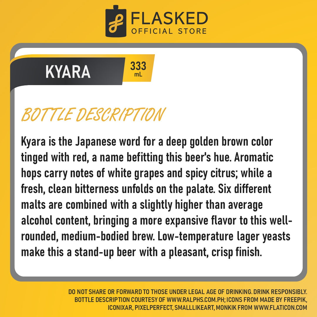 Coedo Kyara India Pale Lager Beer 330ml – Flasked Liquor Store