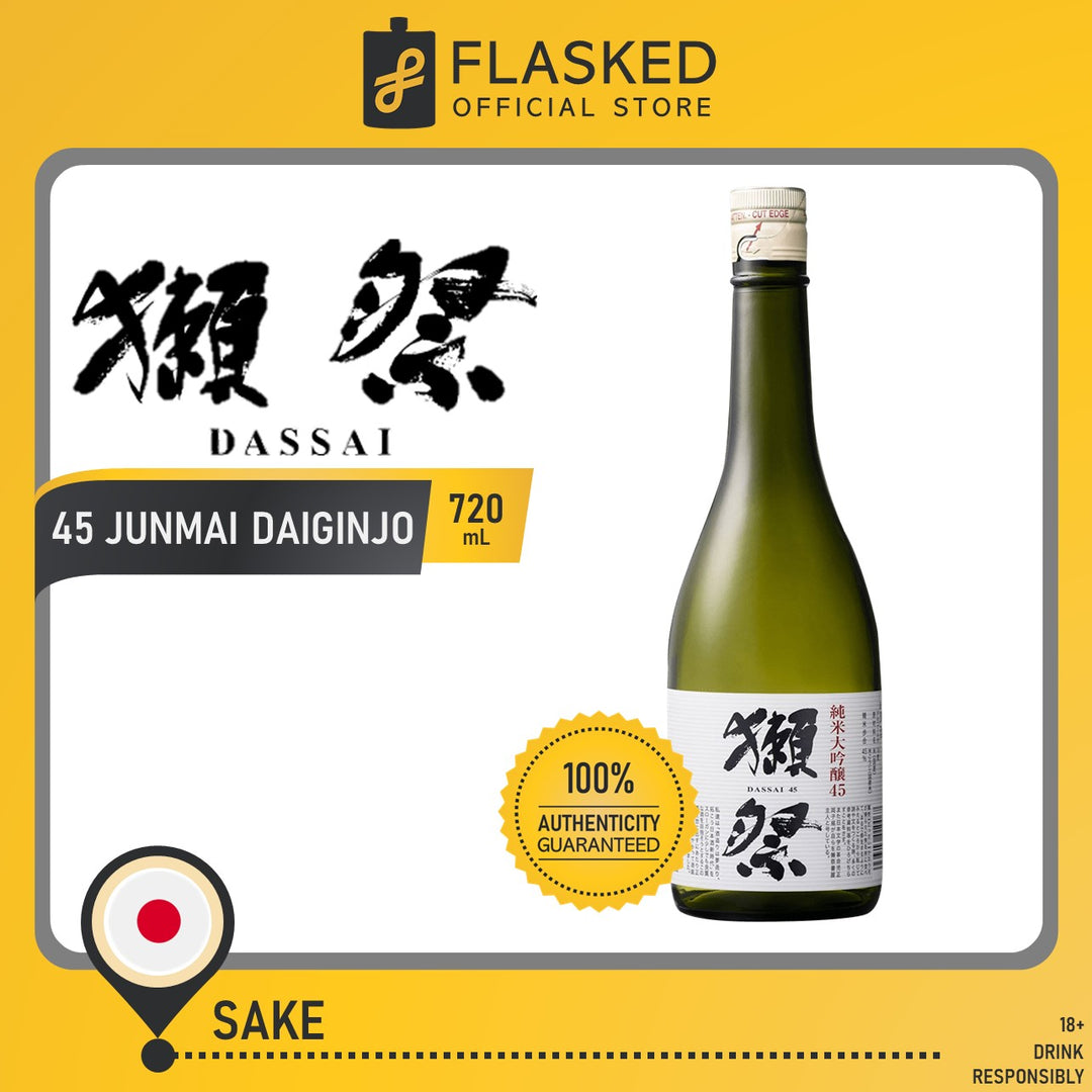 Dassai 45 Junmai Daiginjo Sake 720mL – Flasked Liquor Store