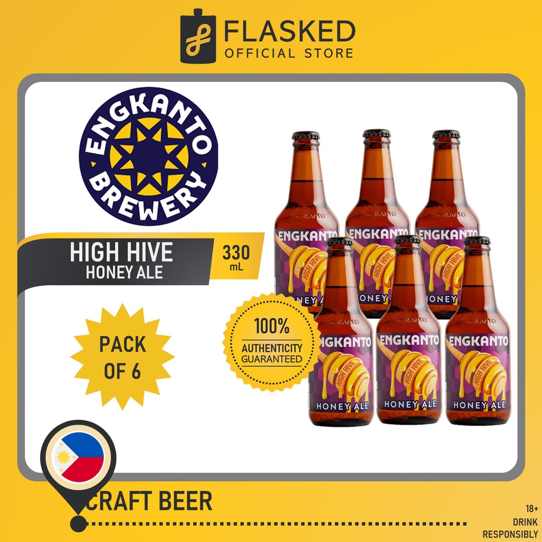 Engkanto High Hive - Honey Ale Beer 330mL 6 Pack – Flasked Liquor Store