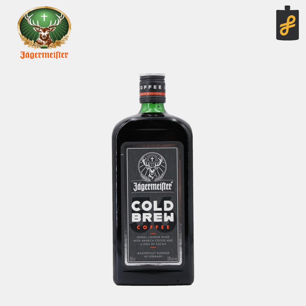 Jagermeister Cold Brew Coffee 750mL – Flasked Liquor Store