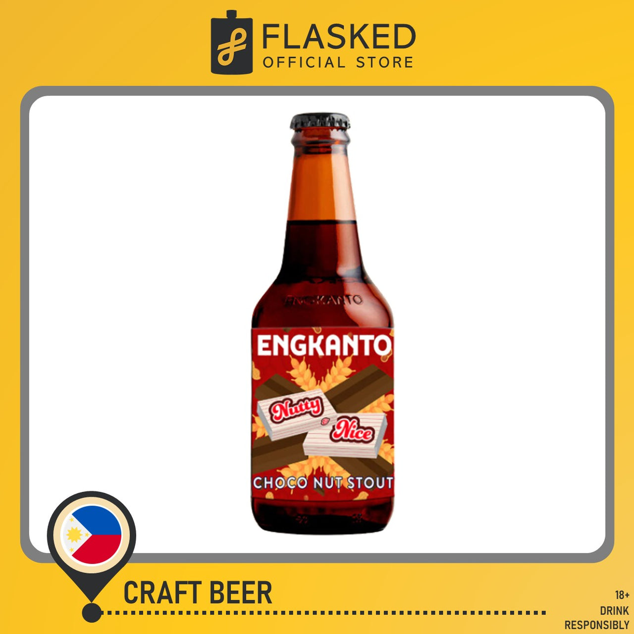 Engkanto Choco Nut Stout Beer 330mL – Flasked Liquor Store