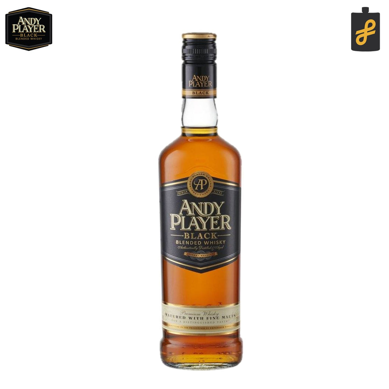 Andy Player Black Blended Whisky 500mL – Flasked Liquor Store