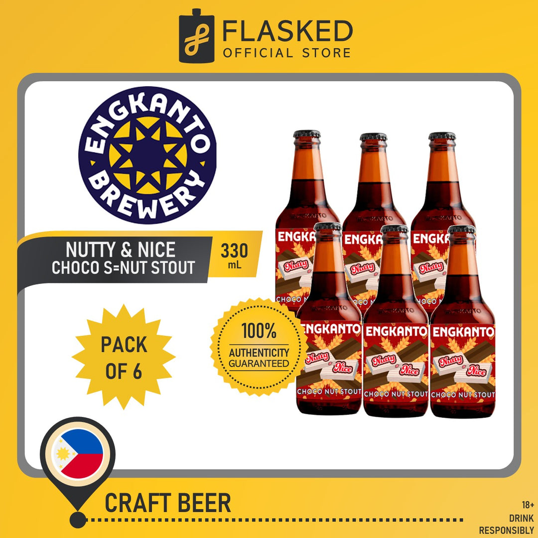 Engkanto Choco Nut Stout Beer 330mL 6 Pack – Flasked Liquor Store