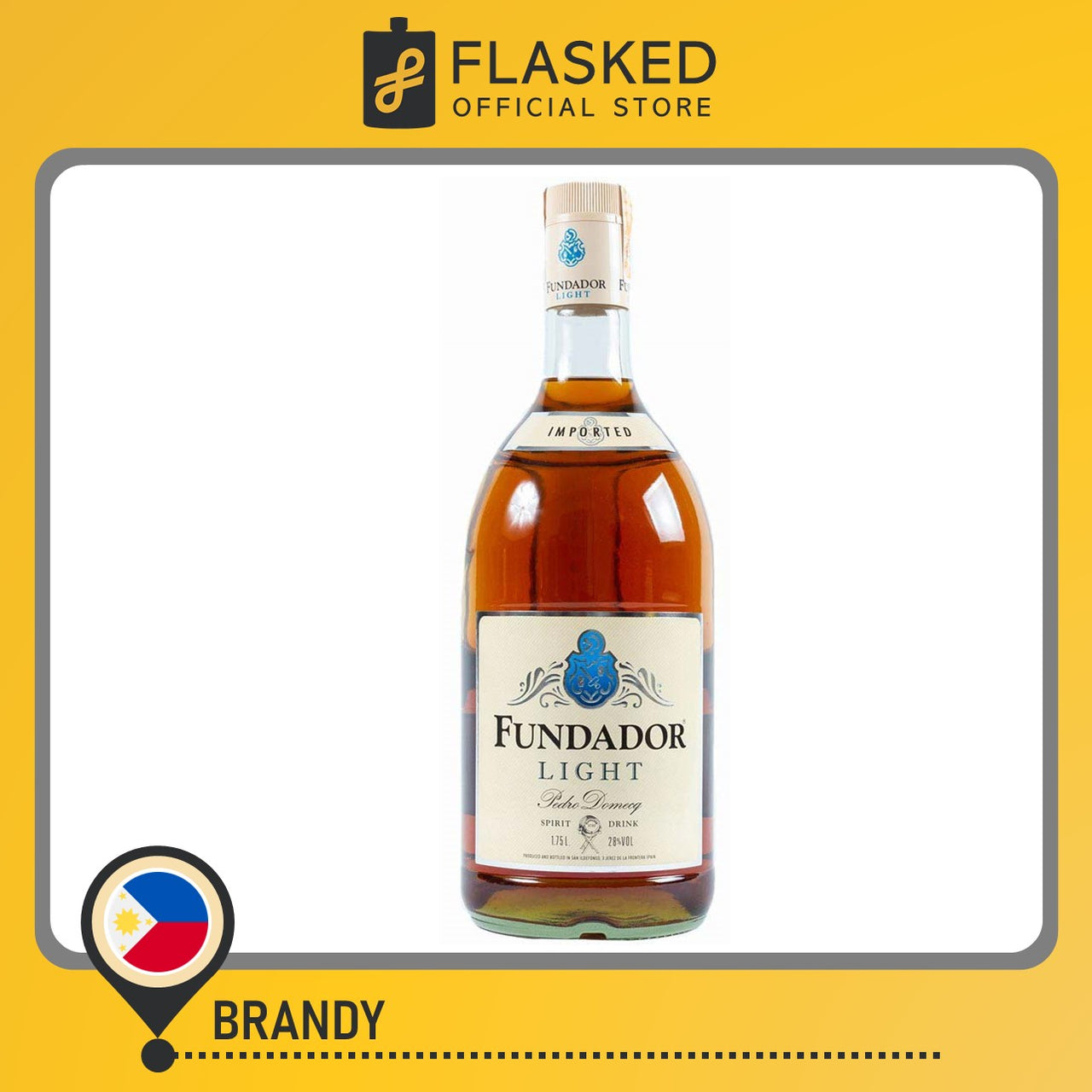 Fundador Light Brandy 1.75L – Flasked Liquor Store