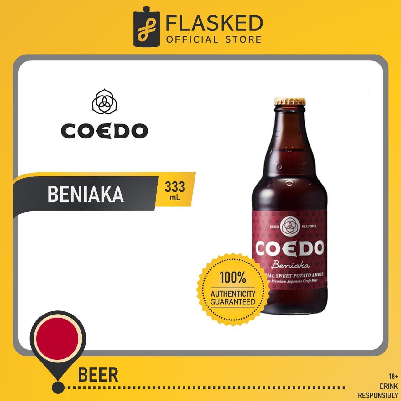 Coedo Beniaka Sweet Potato Amber 333ml – Flasked Liquor Store