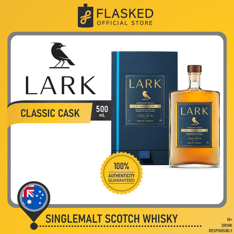 Lark Classic Cask Single Malt Whisky 500mL – Flasked Liquor Store