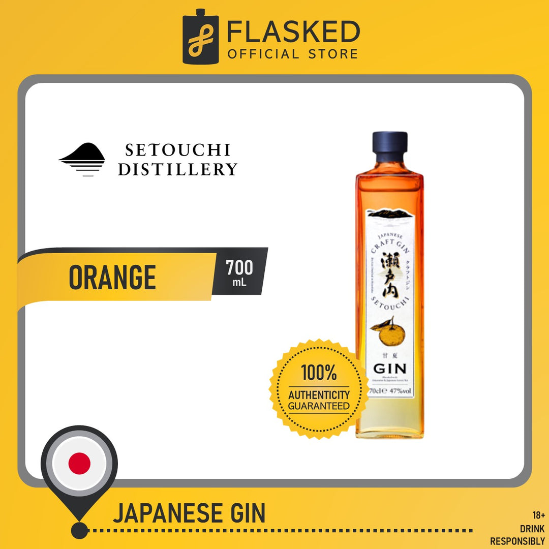 Setouchi Japanese Craft Gin Orange 700mL – Flasked Liquor Store
