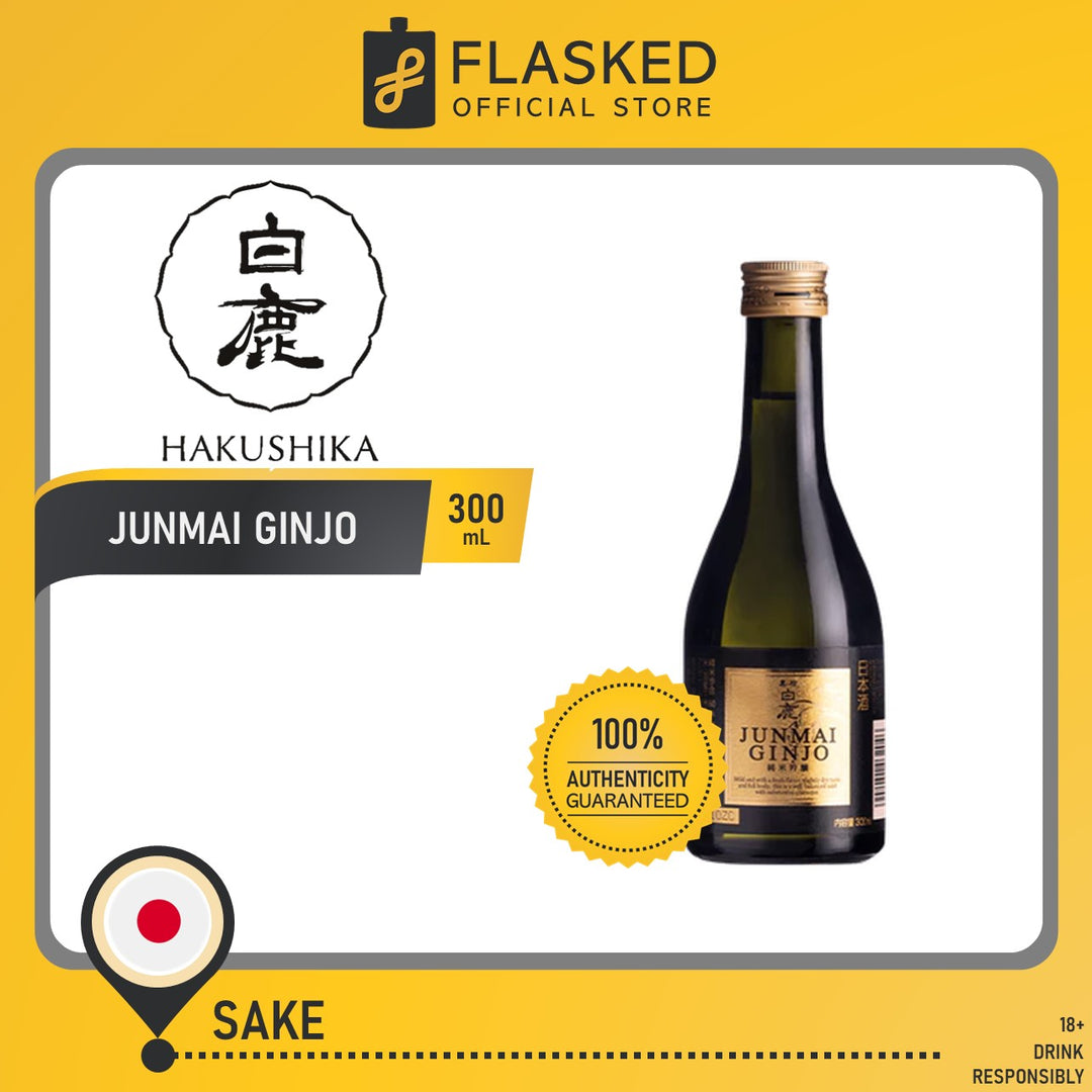 Hakushika Junmai Ginjo 300mL – Flasked Liquor Store