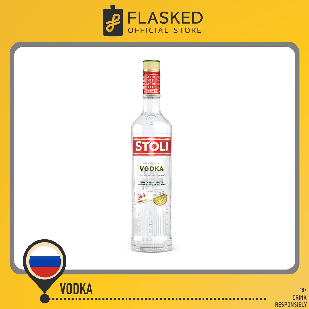 Stoli Premium Vodka 700mL – Flasked Liquor Store