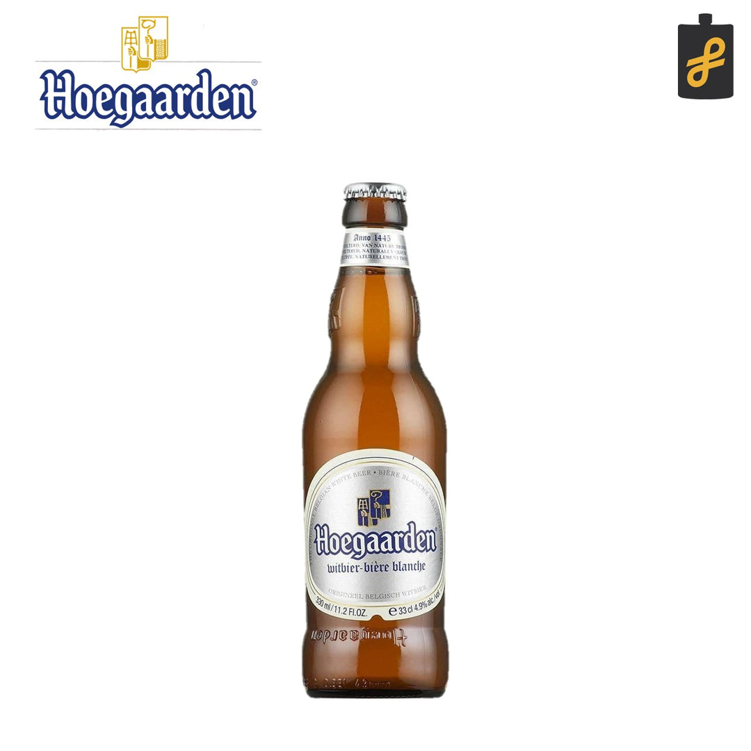 Hoegaarden White Belgian Beer Bottles 330mL – Flasked Liquor Store