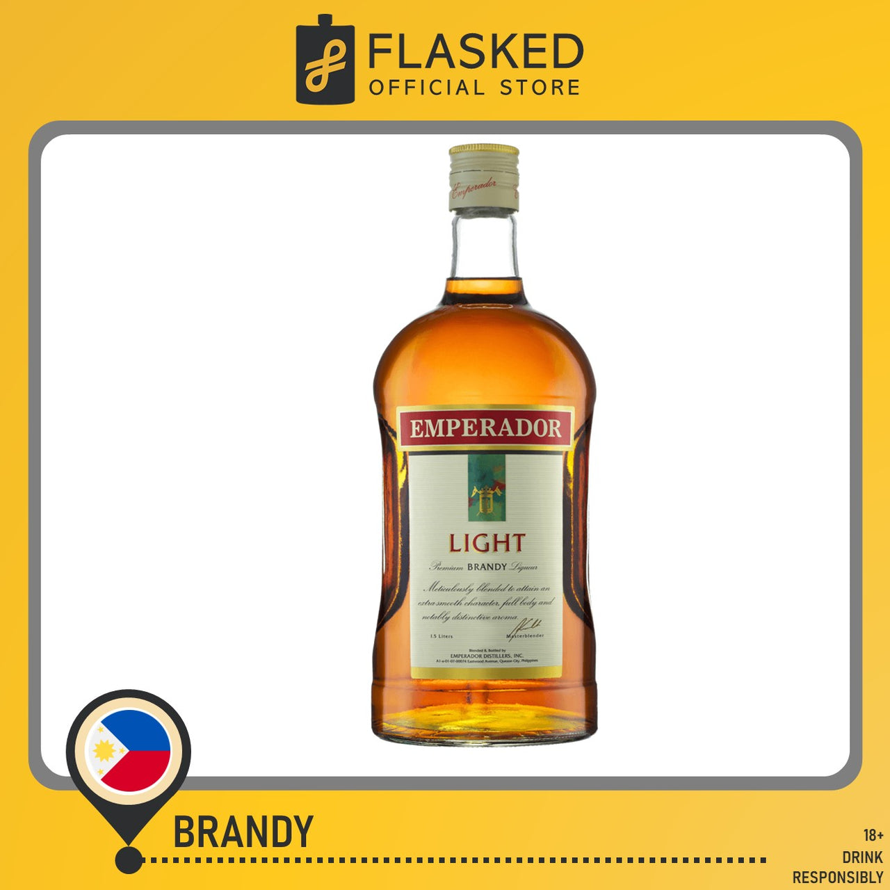 Emperador Light Brandy 1.5L – Flasked Liquor Store