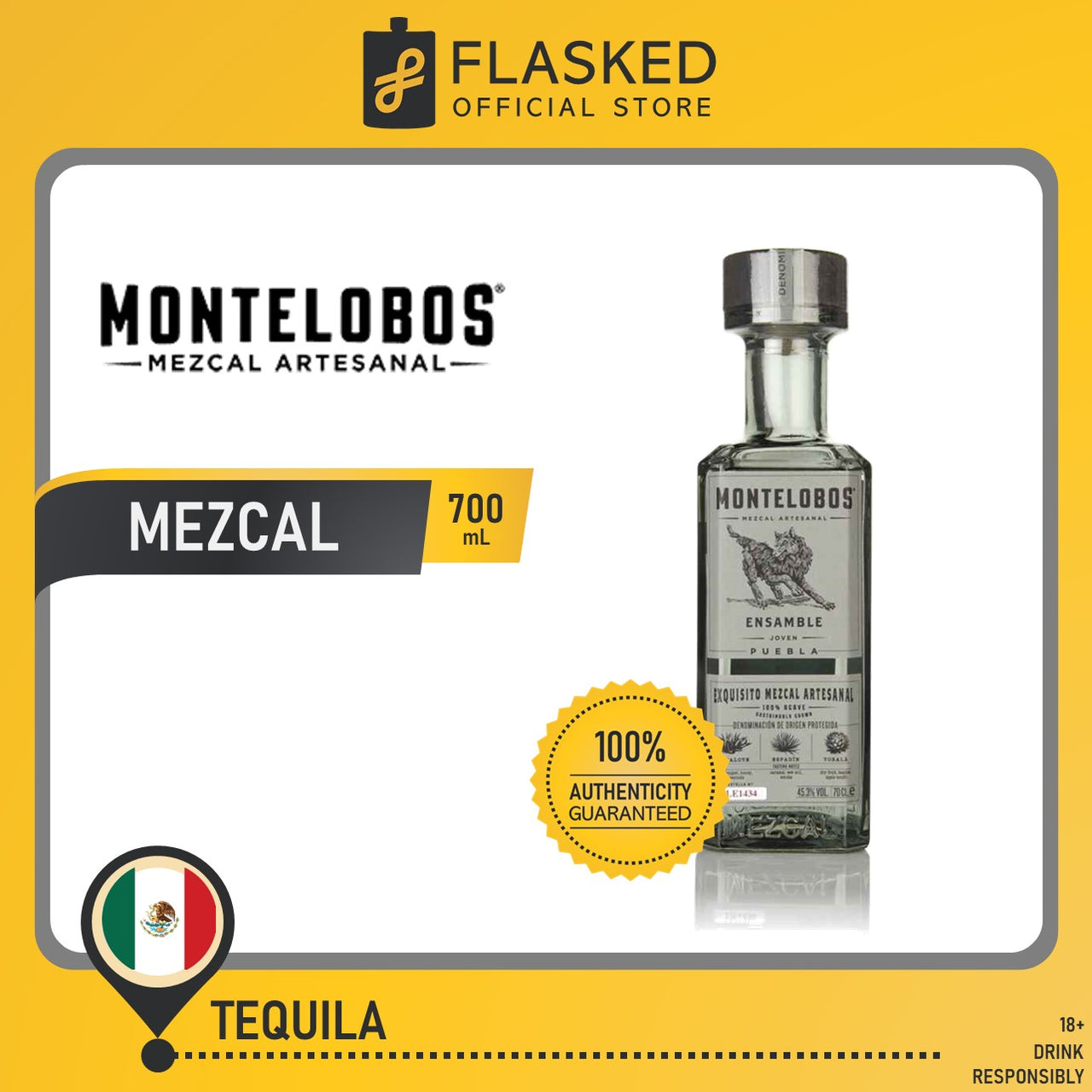 Montelobos Ensamble Mezcal 700mL – Flasked Liquor Store