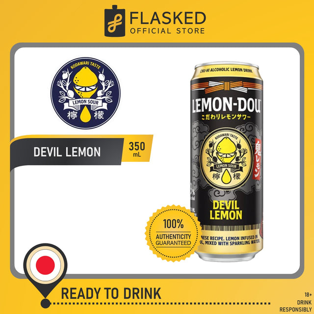 Lemon Dou Devil Lemon Sour Chu-hi Drink 350mL – Flasked Liquor Store