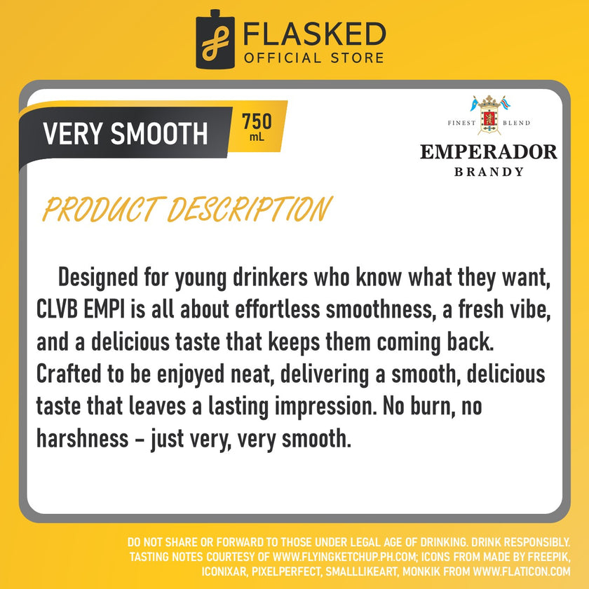 CLVB Emperador Brandy 750mL – Flasked Liquor Store