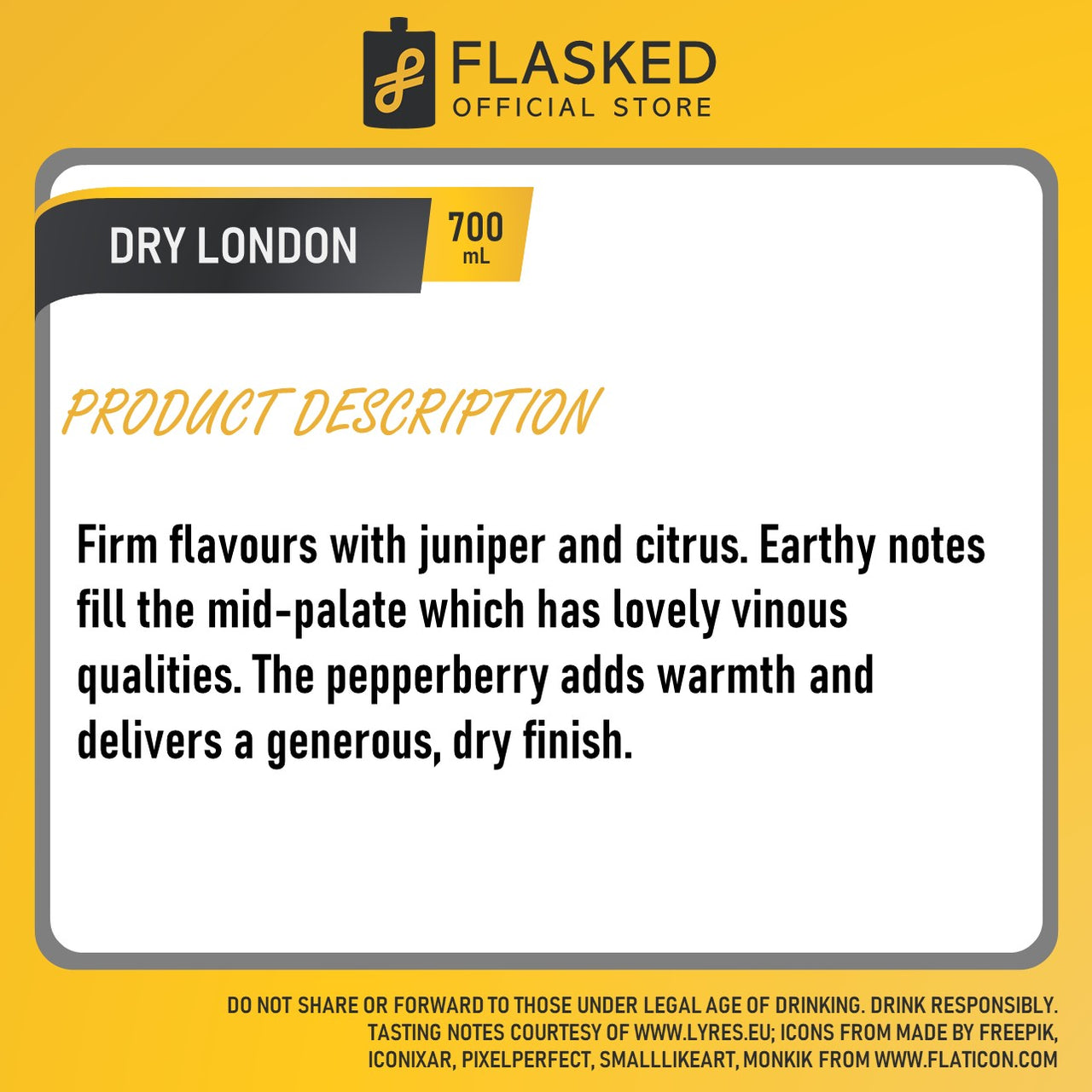 Lyre's Dry London Non-Alcoholic Spirit 700mL – Flasked Liquor Store