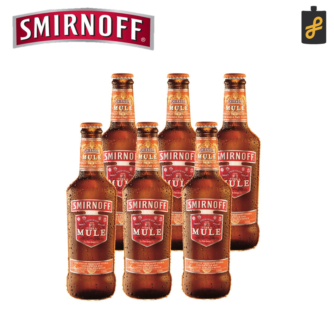 Smirnoff Mule Vodka Ginger Beer 330mL 6 Bottles – Flasked Liquor Store
