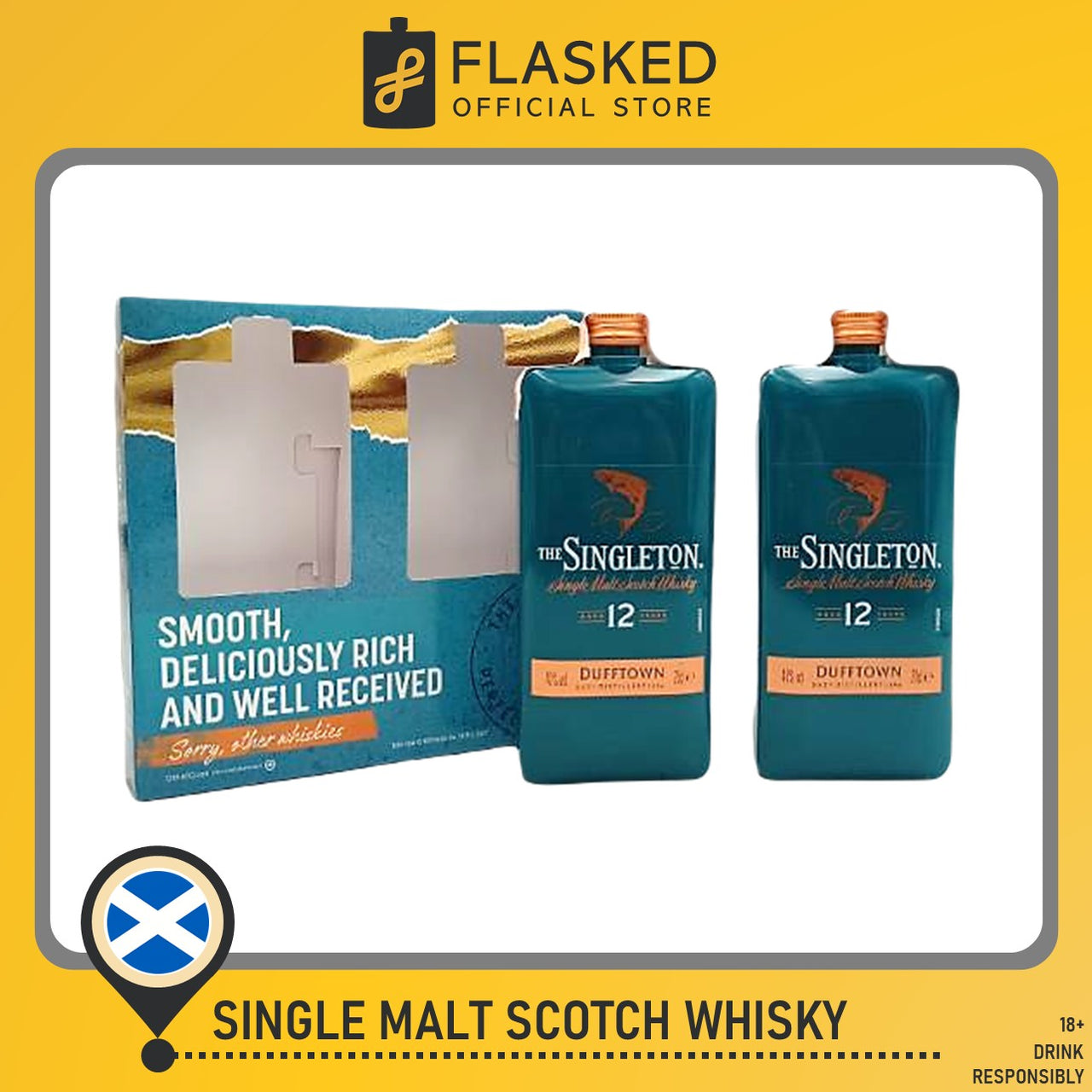 Singleton of Dufftown 12 Year Old Scotch Whisky Pocket 200mL Gifting P – Flasked Liquor Store