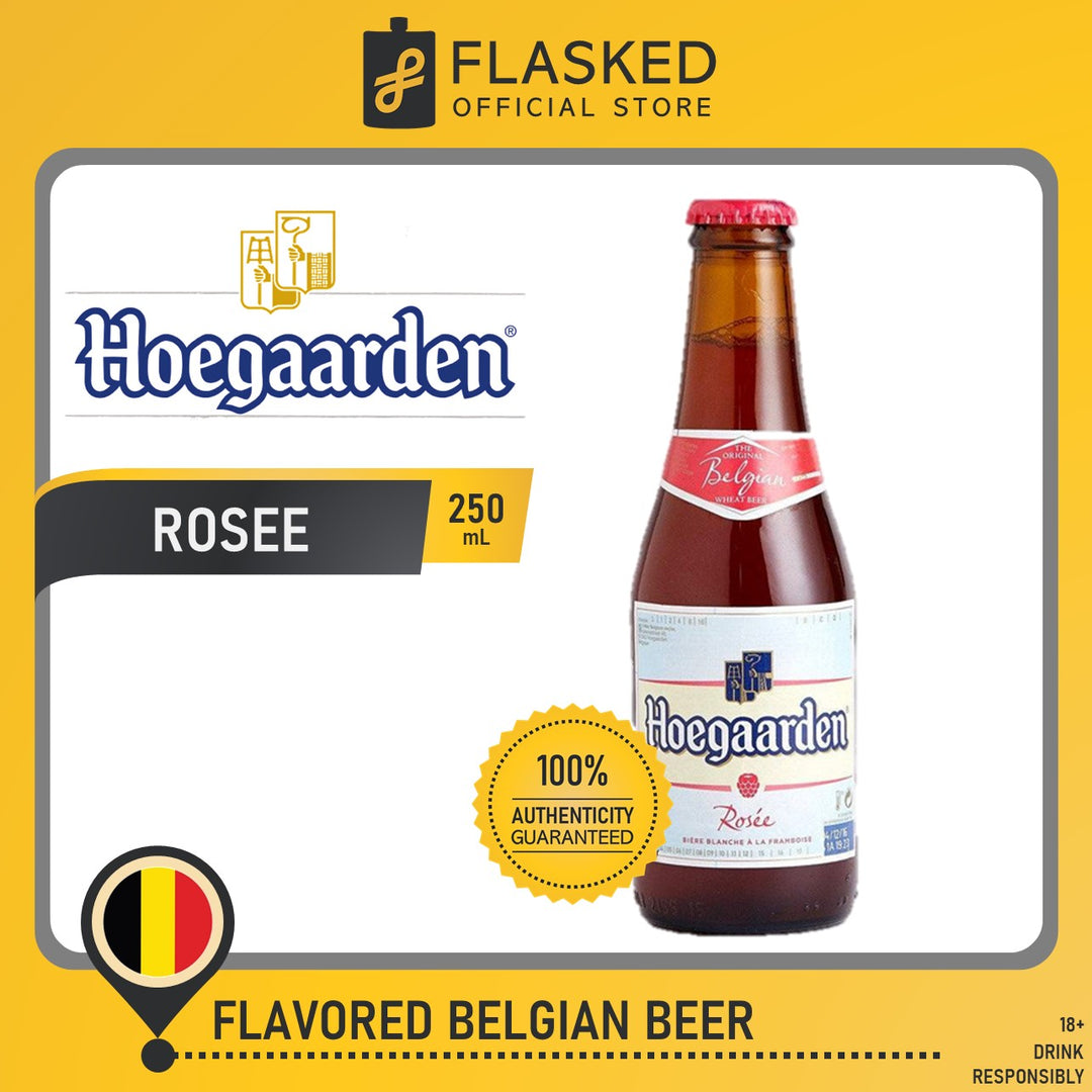 Hoegaarden Rosee Belgian Beer Bottles 250mL – Flasked Liquor Store