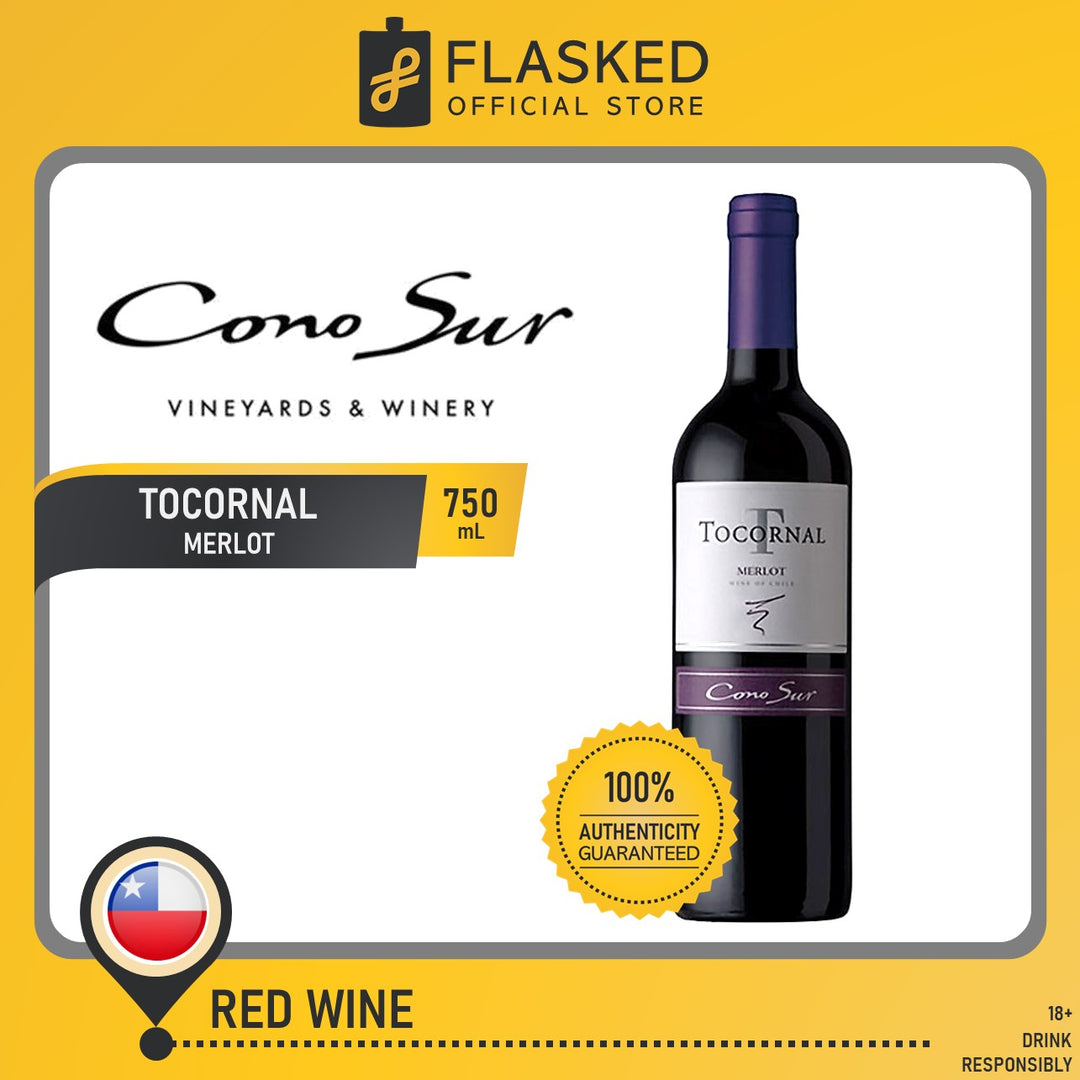 Cono Sur Tocornal Merlot 750mL – Flasked Liquor Store