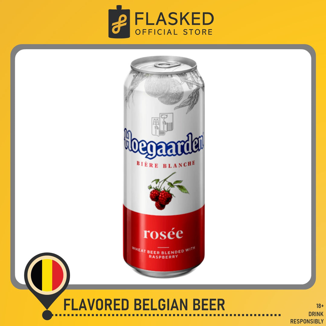 Hoegaarden Rosee Belgian Beer Cans 330mL – Flasked Liquor Store