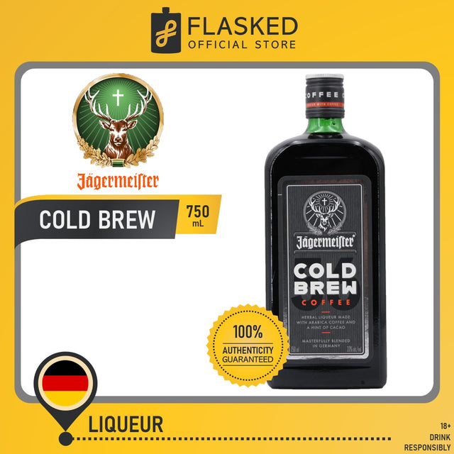 Jagermeister Cold Brew Coffee 750mL – Flasked Liquor Store