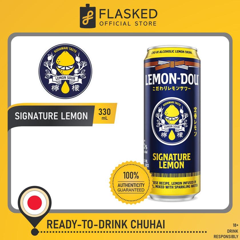 Lemon Dou Signature Lemon Sour Chu-hi Drink 330mL – Flasked Liquor Store