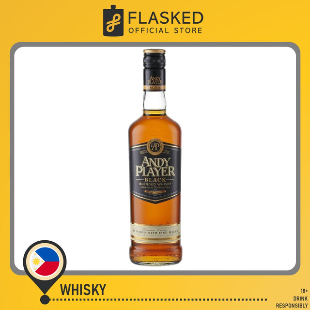 Andy Player Black Blended Whisky 500mL – Flasked Liquor Store