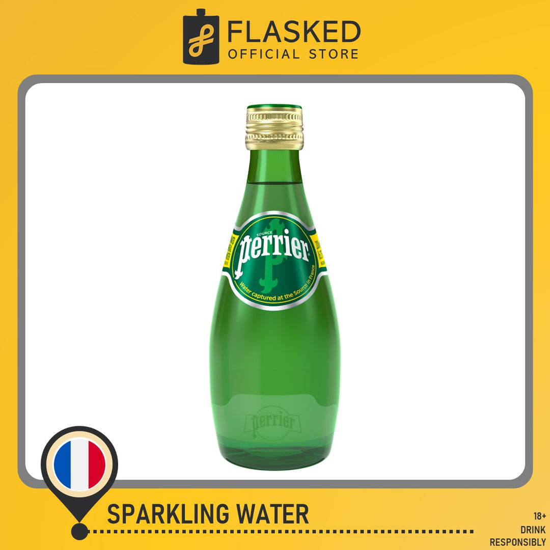 Perrier Sparkling Natural Mineral Water 330mL – Flasked Liquor Store