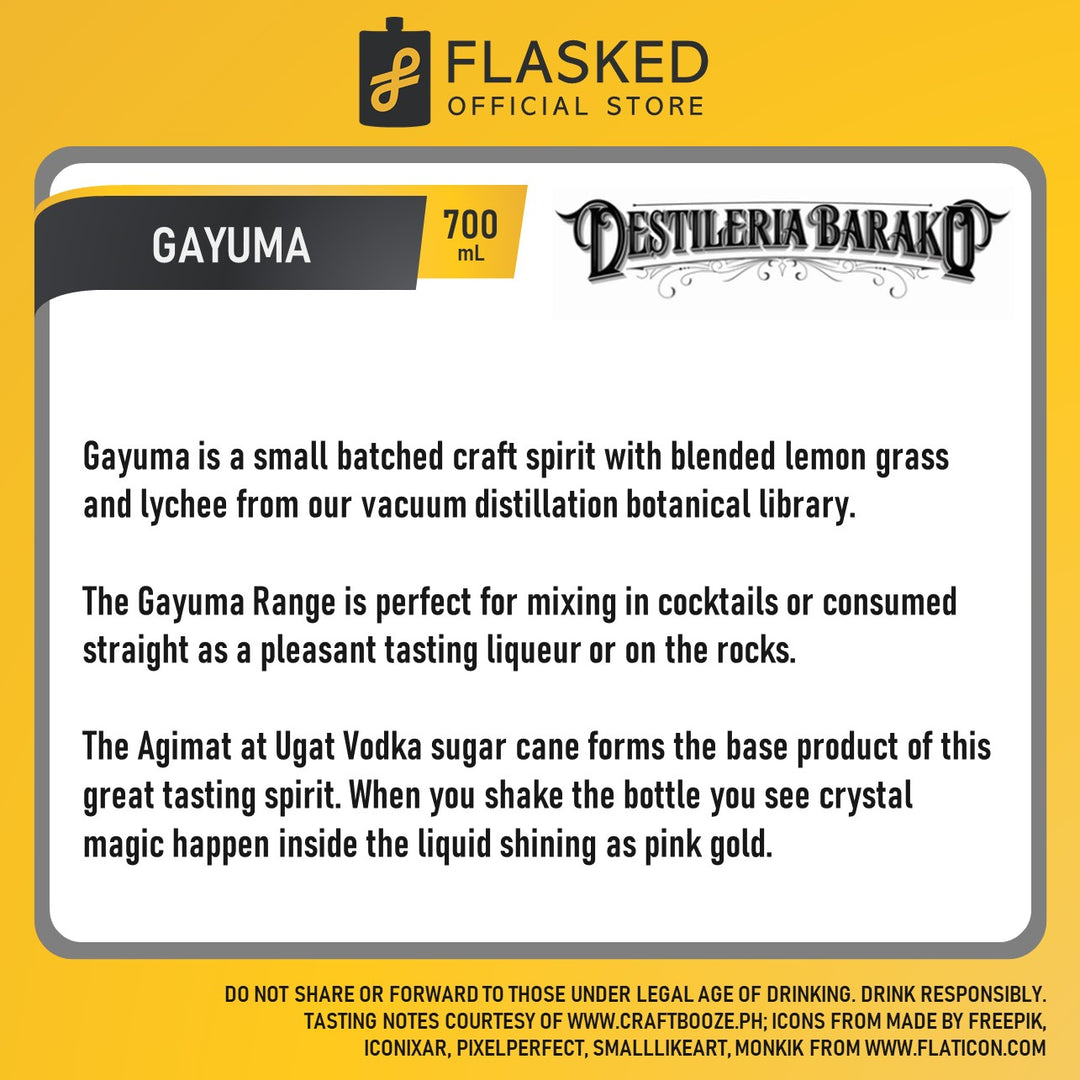 Gayuma Liqueur 700mL – Flasked Liquor Store