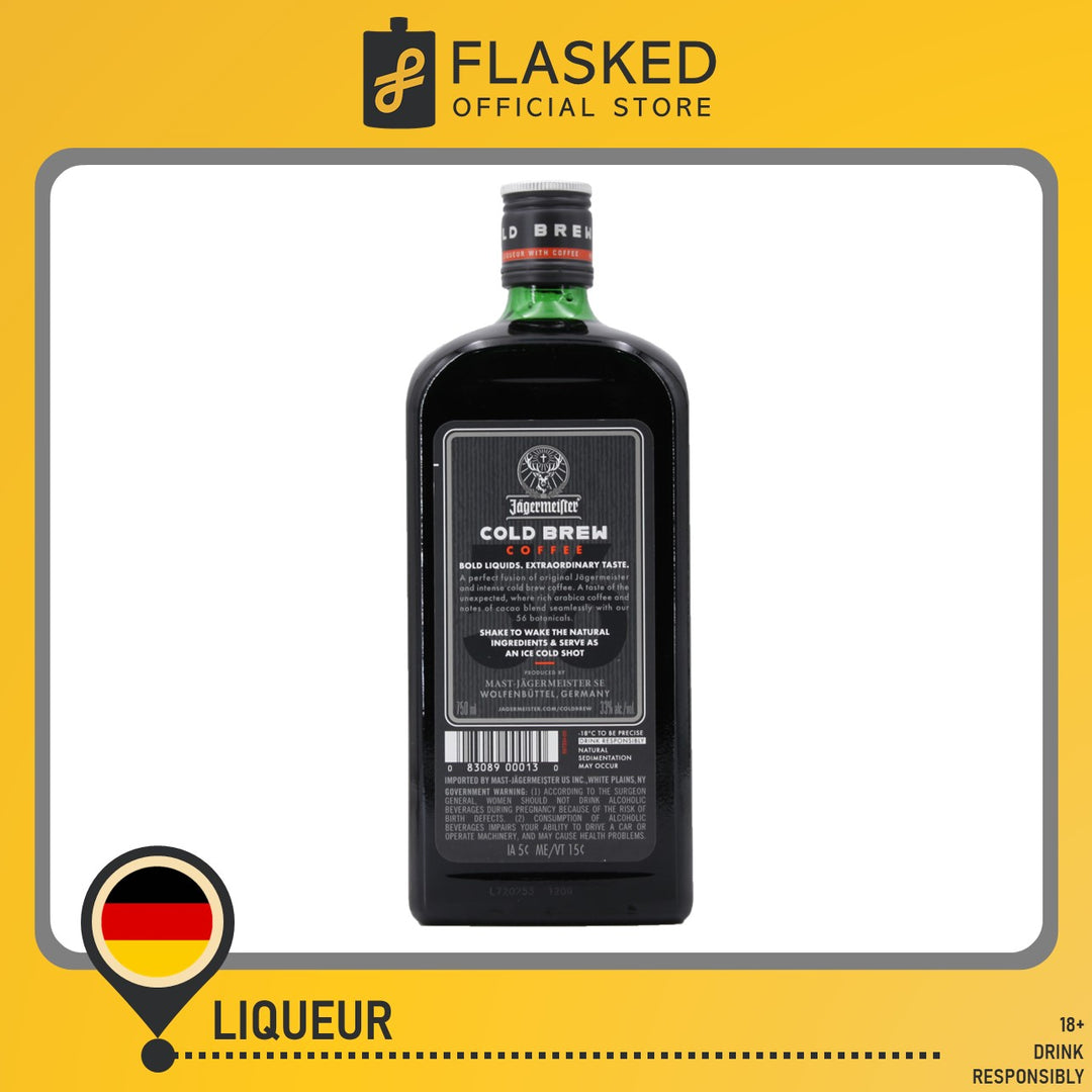 Jagermeister Cold Brew Coffee 750mL – Flasked Liquor Store