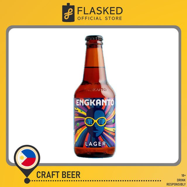 Engkanto Live It Up! Lager Beer 330mL – Flasked Liquor Store