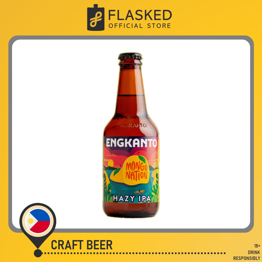 Engkanto Mango Nation - Hazy IPA Beer 330mL – Flasked Liquor Store