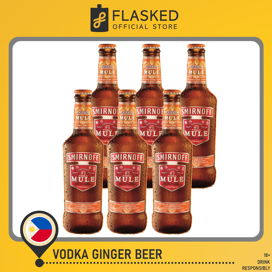 Smirnoff Mule Vodka Ginger Beer 330mL 6 Bottles – Flasked Liquor Store