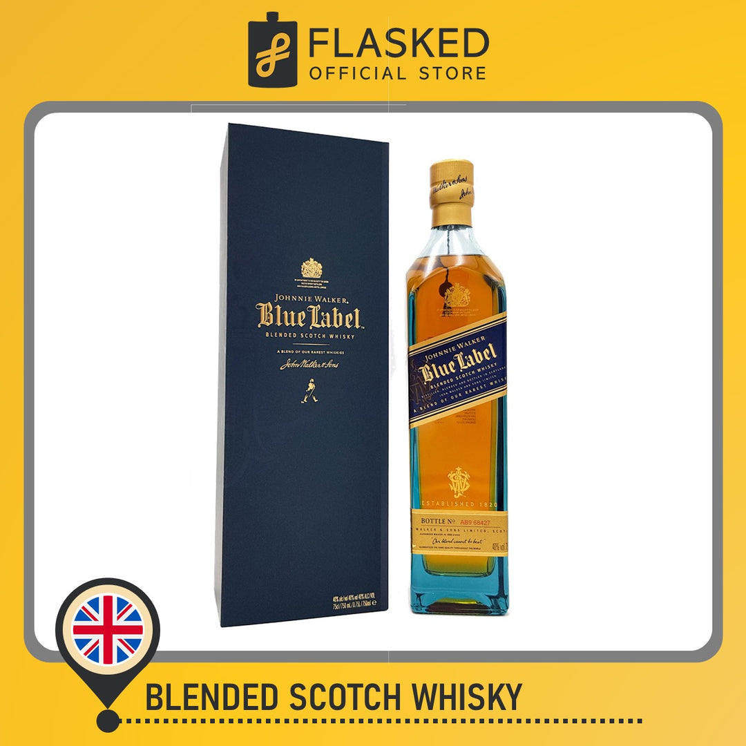 Johnnie Walker Blue Label Whisky 750ml | Scotch Whisky Bottle – Flasked ...