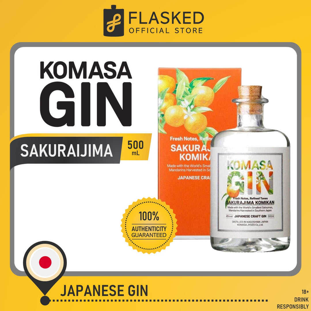 Komasa Japanese Gin - Sakuraijima 500ml | Flasked PH